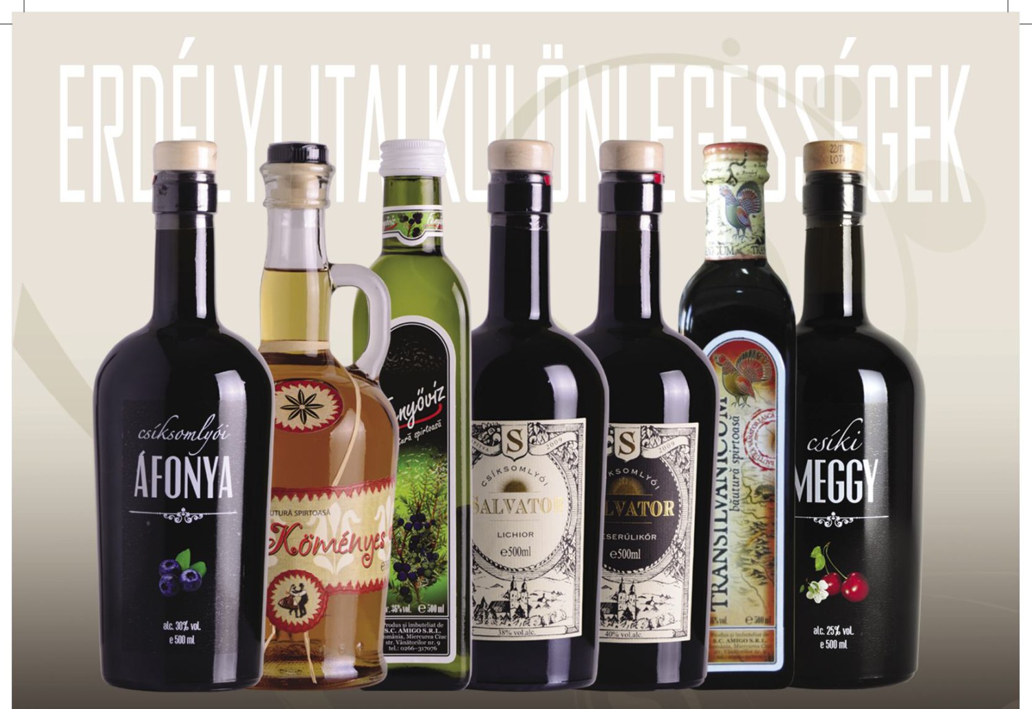 Szeszes italok – Székely Termékek Webshop